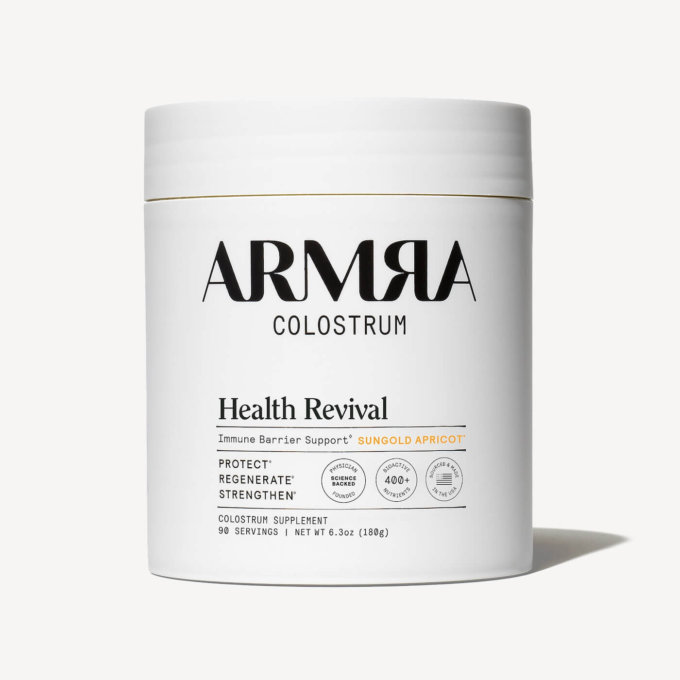 ARMRA Colostrum Unflavored Jar: Pure, Potent ARMRA Jar For Optimal Health