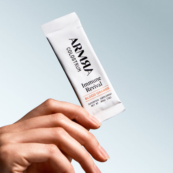 ARMRA Colostrum Catalyst Bundle: ARMRA's Unflavored Jar & Blood Orange ...